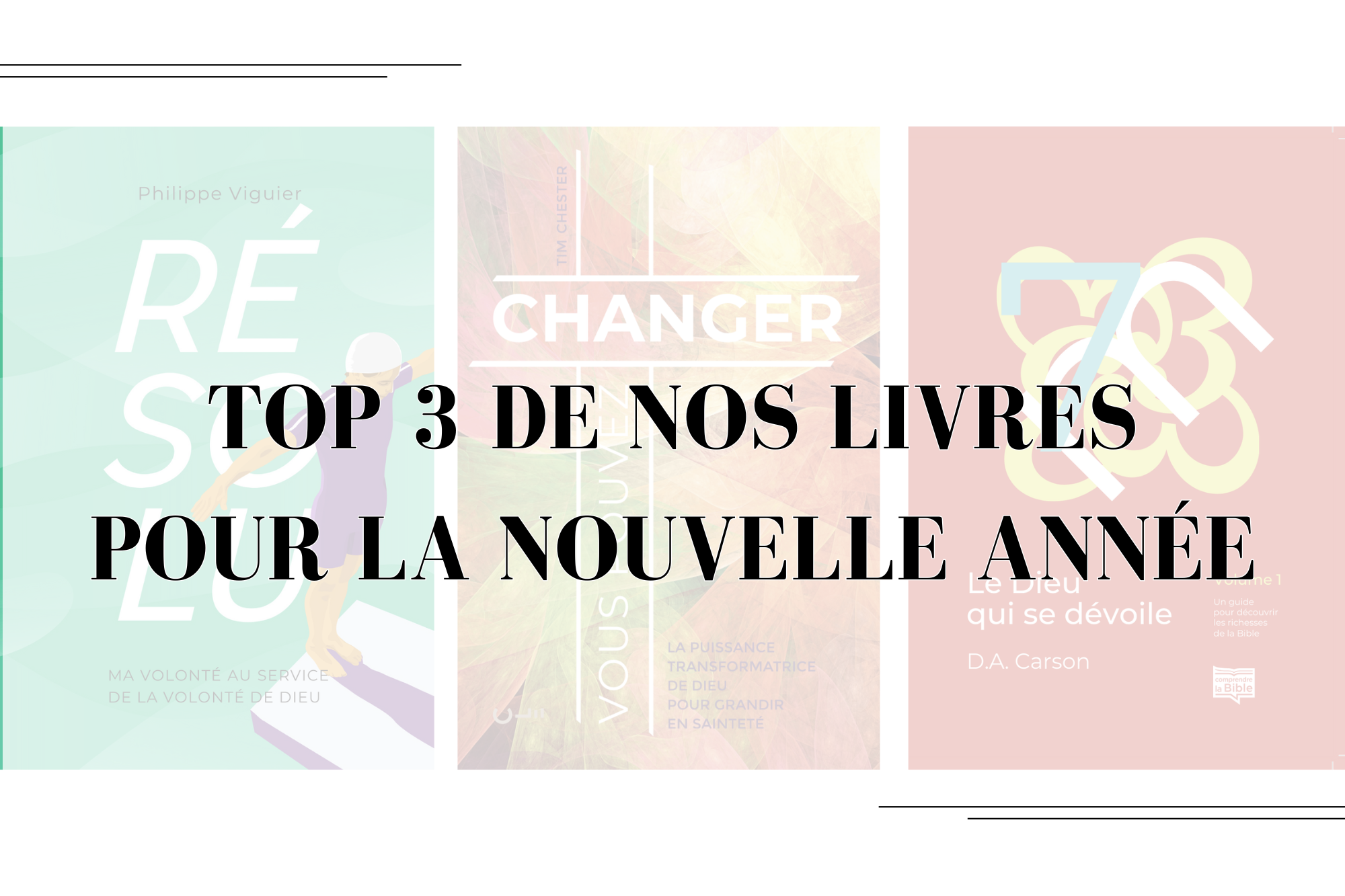 Top 3 livres pour la nouvelle année - Blog des Éditions Clé